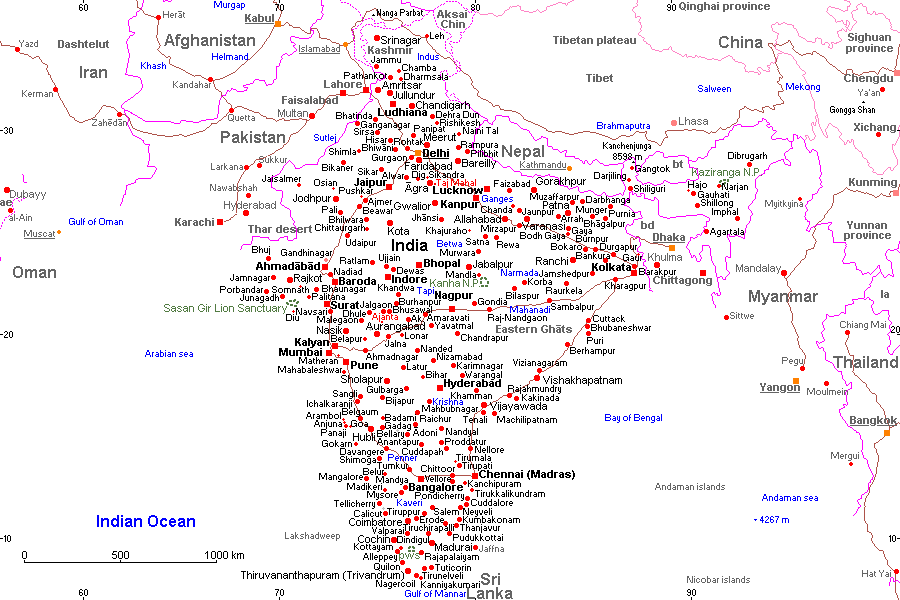 Atlas Novo Milênio - Índia/India
